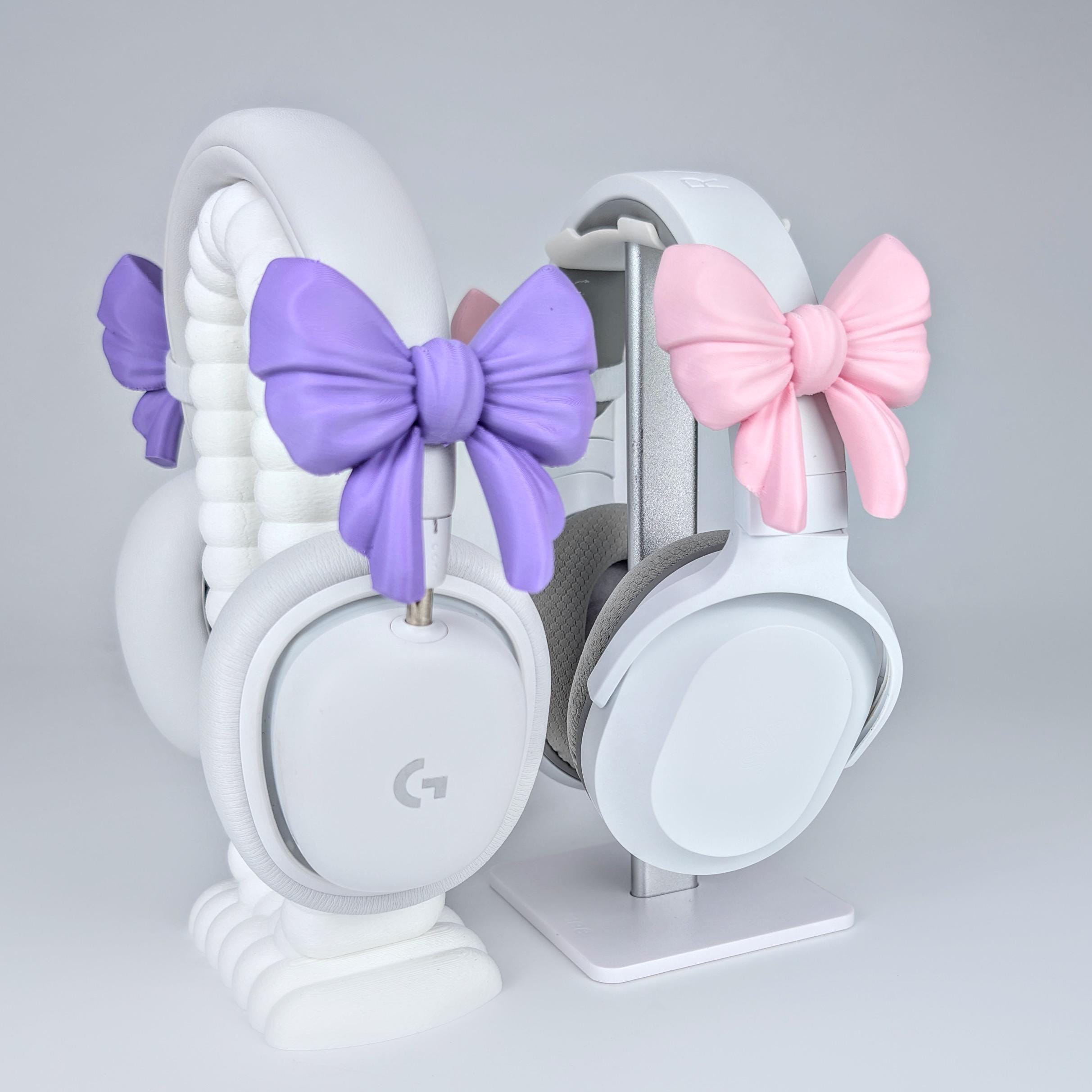 Bow Headphone Accessory, Cute Coquette Bows for Headsets, Headset ...