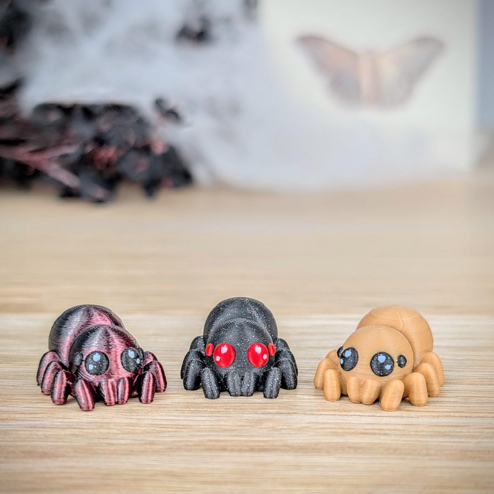 Spider Fidget Toy, Jumping Spiders, Halloween Creepy Cute Figure, Party ...