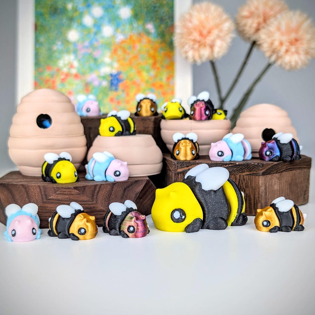 Bee Fidgets, Bumblebee Fidget Toy, Desk Pets, Desk Toys, Easter, Spring ...