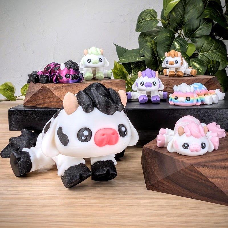 Toy Cows - Etsy