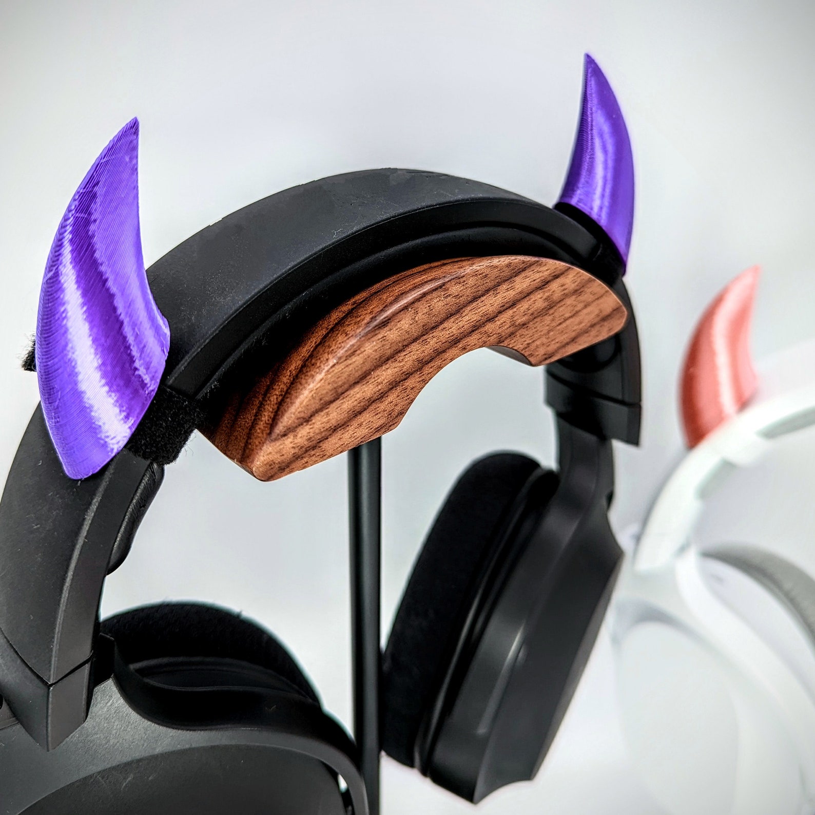 Horns for Headset Tiny Demon Horn Small Twitch Streaming - Etsy