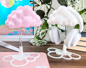 Cloud Headphone Stand Cute Gaming Accessories Kawaii Gamer Girl STL - Etsy