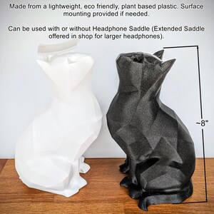 Cute Cat Headphone Stand Cat Headset Holder Kawaii Desk Decor Cat ...