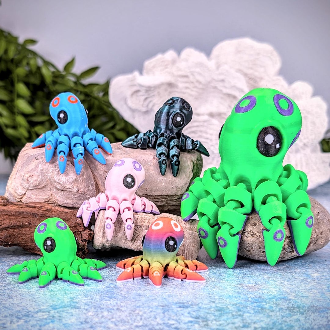 Octopus Fidget Toy, Sea Animal Party Favors, Sensory Fidgets ...