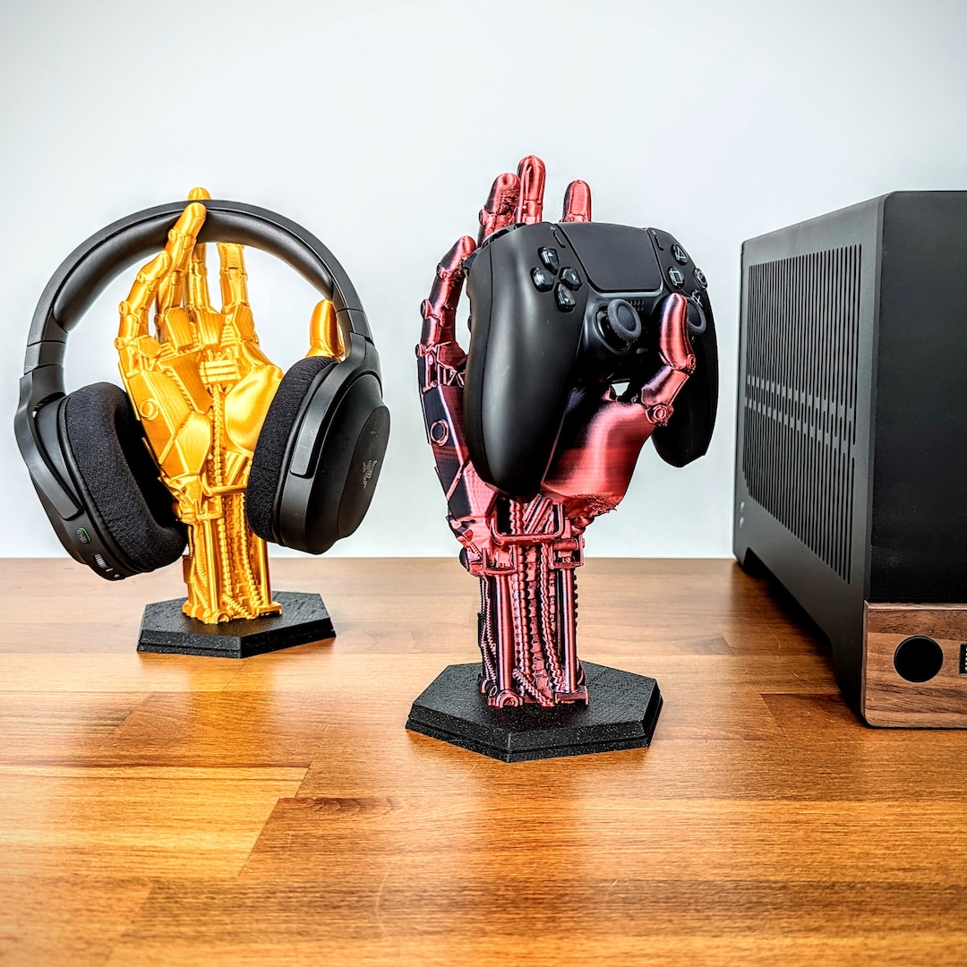 Robot Hand Controller Holder - Headphone Stand - Controller Stand - for ...