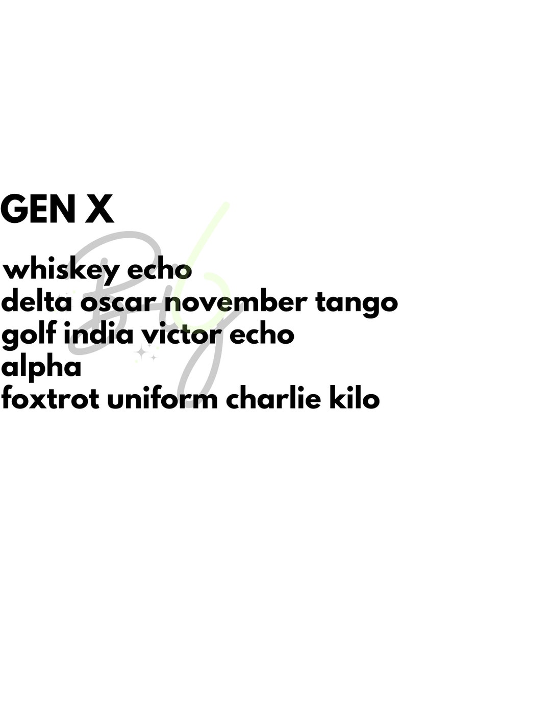 Gen X Dgaf PNG ONLY - Etsy