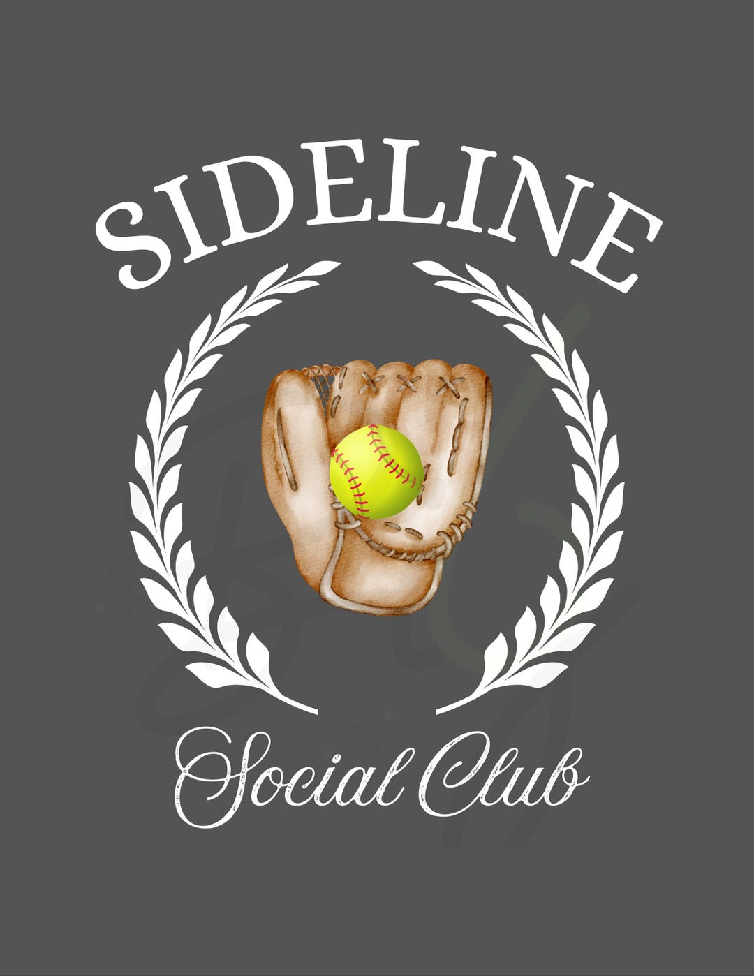 Side Line Social Club Softball&baseball PNG ONLY - Etsy