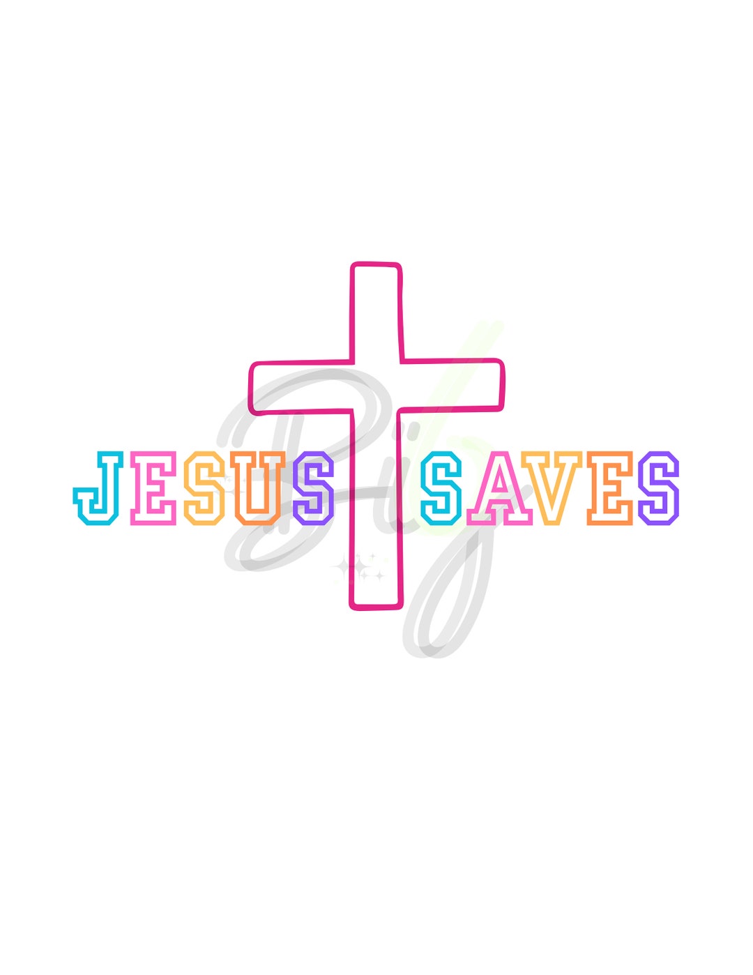 Jesus Saves PNG ONLY - Etsy