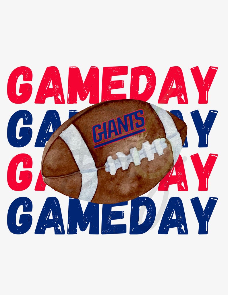 Game Day Giants PNG ONLY - Etsy