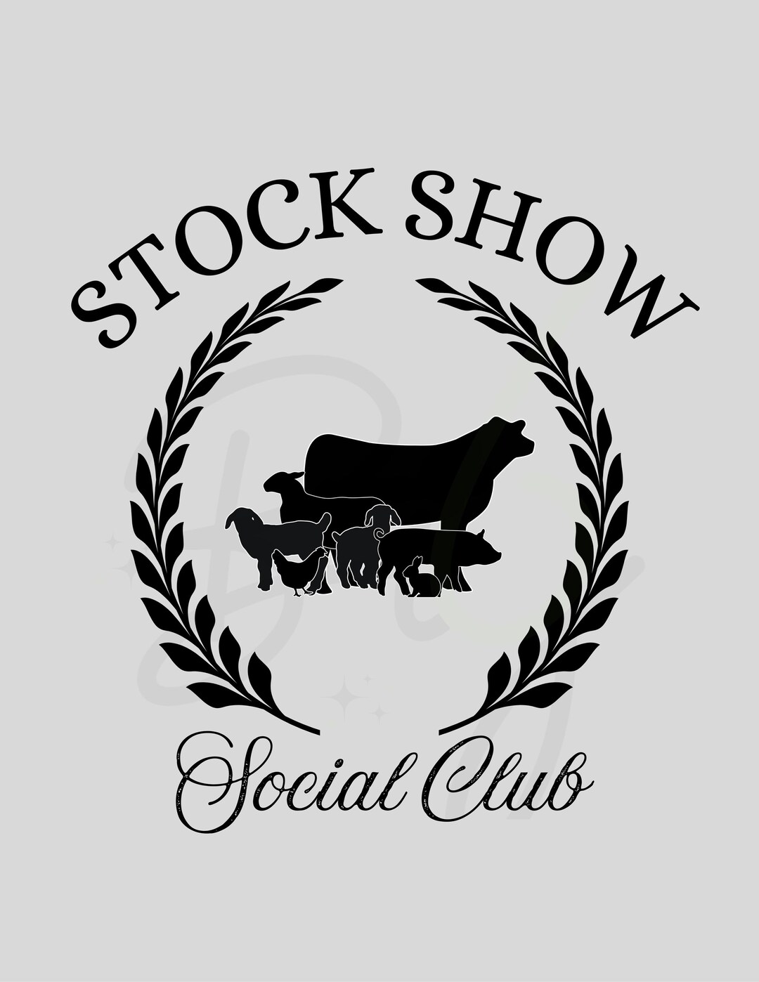Stock Show Social Club PNG ONLY - Etsy