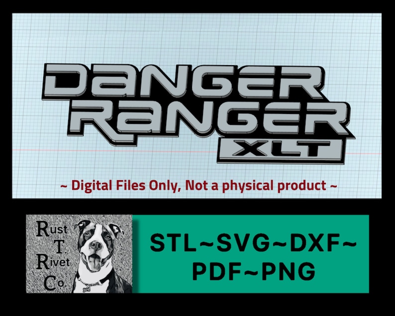 Danger Ranger XLT (2D/3D) (digital Files) - Etsy