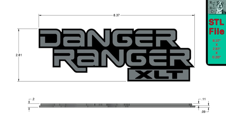 Danger Ranger XLT (2D/3D) (digital Files) - Etsy