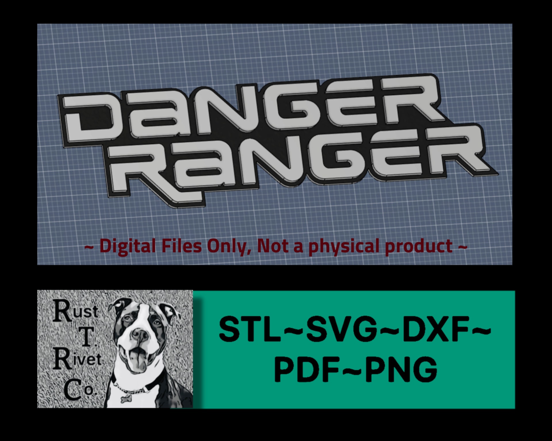 Danger Ranger (2D/3D) (digital Files) - Etsy