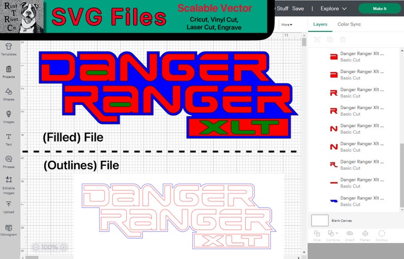 Danger Ranger XLT (2D/3D) (digital Files) - Etsy
