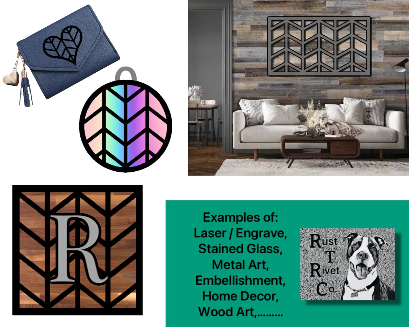 Chevron Shape Design Set - SVG STL DXF (2D/3D) (digital Files) - Etsy