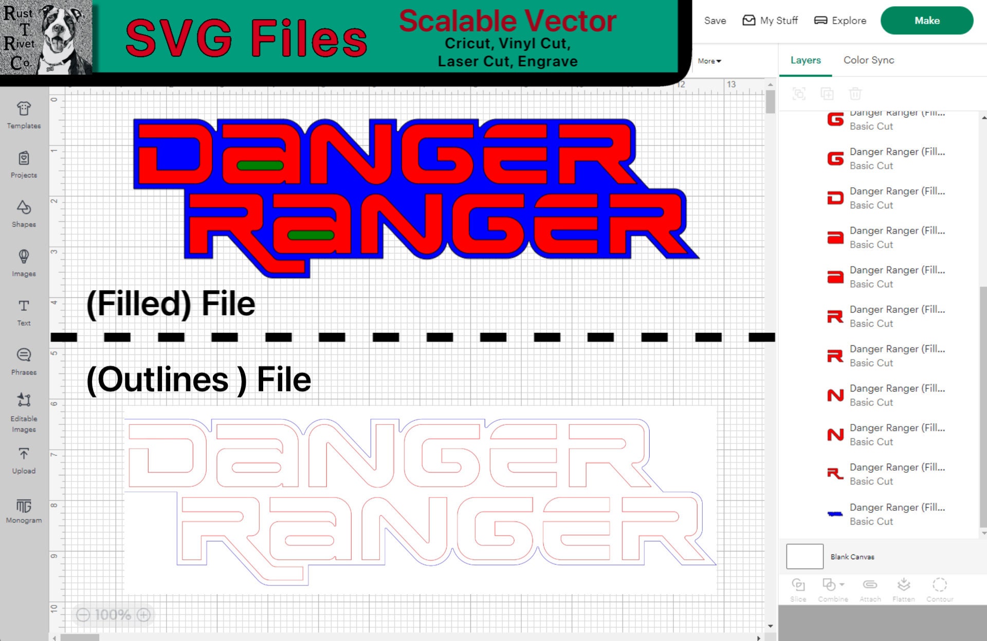 Danger Ranger (2D/3D) (digital Files) - Etsy
