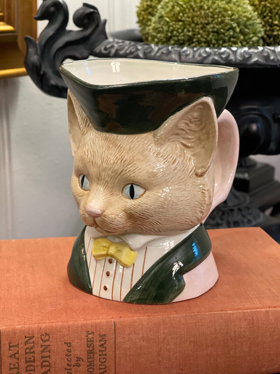 Fitz and Floyd Toby Cat - Etsy