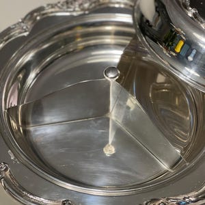 Vintage English Silver Plate Serving Dish - Etsy