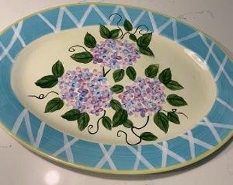 Hydrangea Platter | Etsy