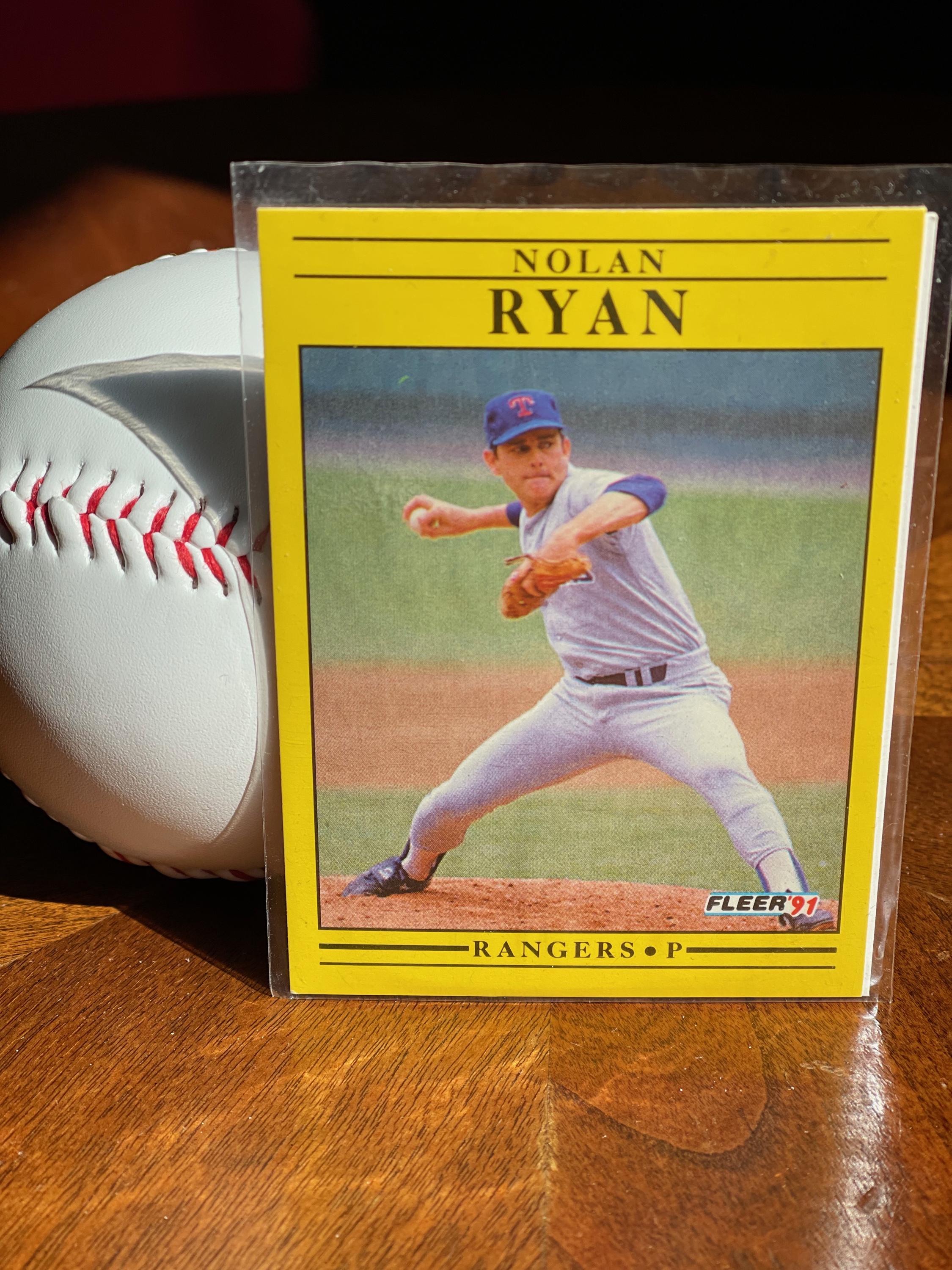 Nolan Ryan Fleer 91 Baseball Card - Etsy