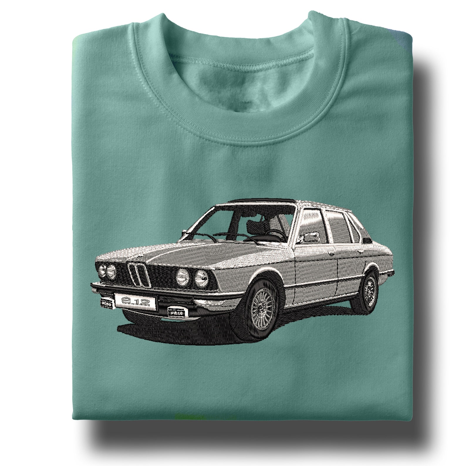 E12 Embroidery Design Popular German Sedan Car From Early 80s - Etsy