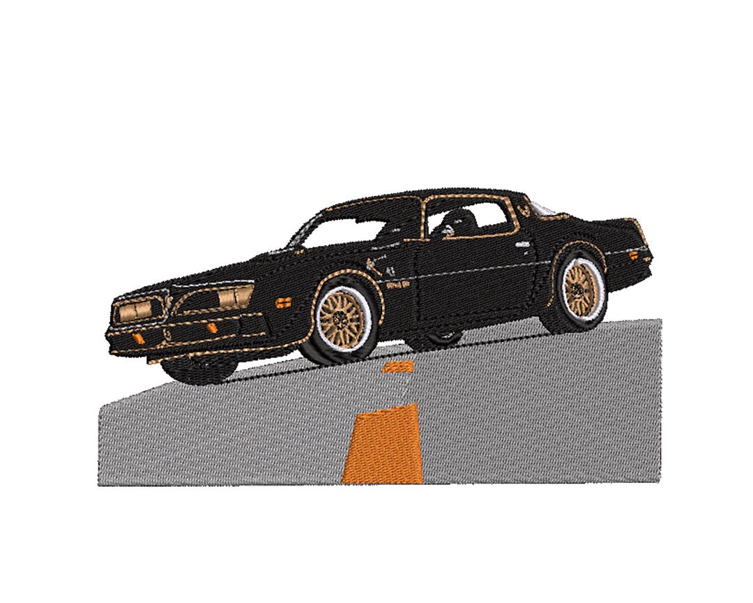 Trans Am. Pontiac, Bandit Edition Embroidery Design, 2 Sizes - Etsy