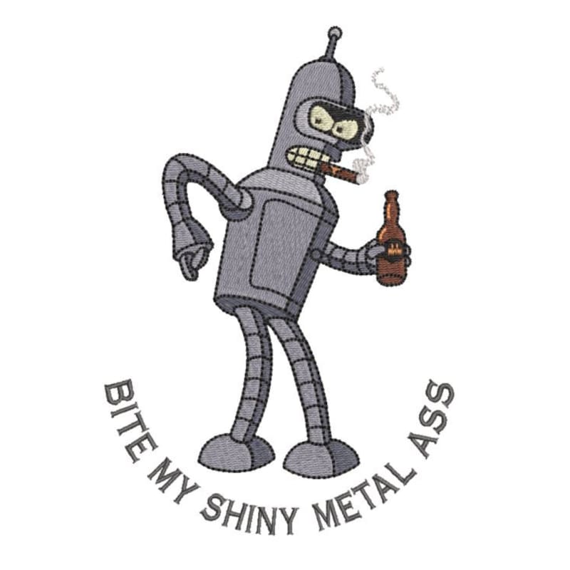 Futurama Bender Svg - Etsy