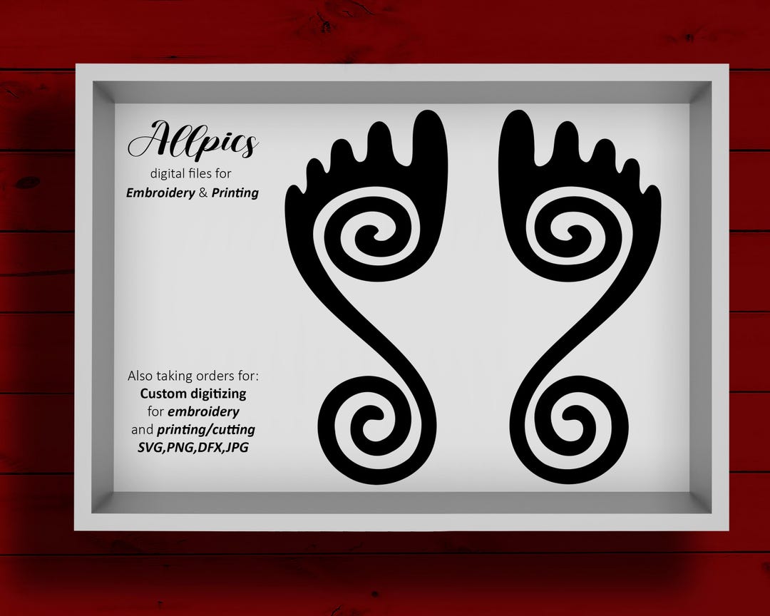 Footprints, Minimal Artistic Cutting SVG Files, Clipart Instant ...