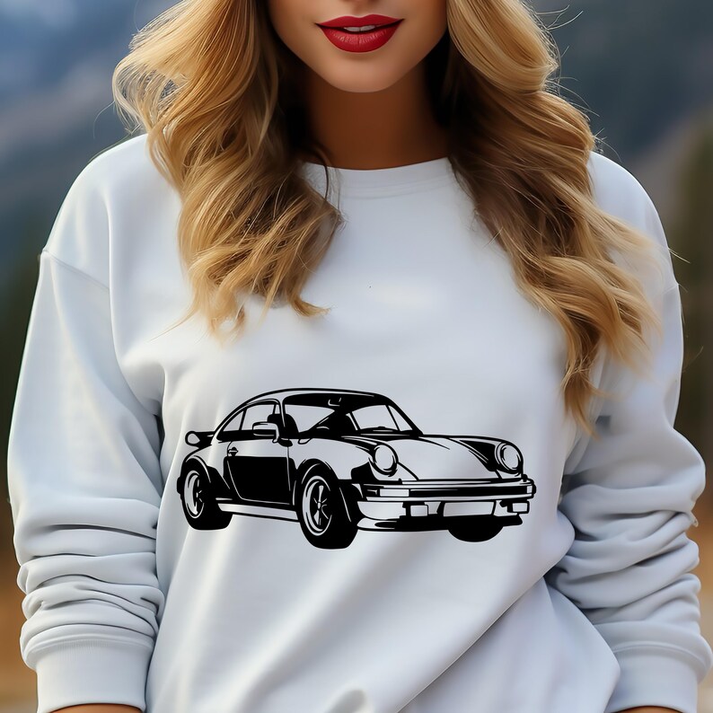 Porsche 911 1975 SVG: Classic Car Clipart (digital File) - Etsy