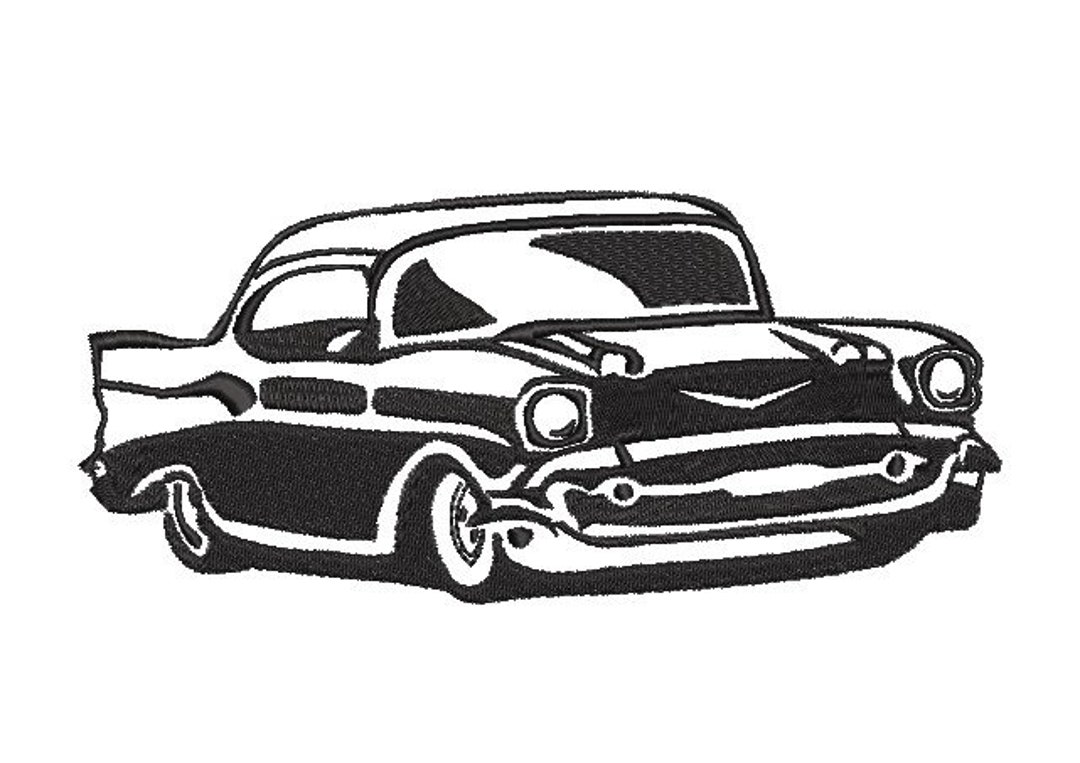 Minimalist Bel Air Embroidery File - Etsy