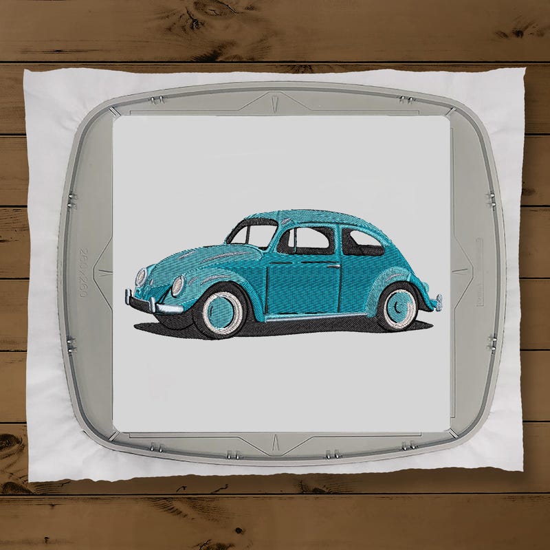 Vw Beetle Embroidery - Etsy