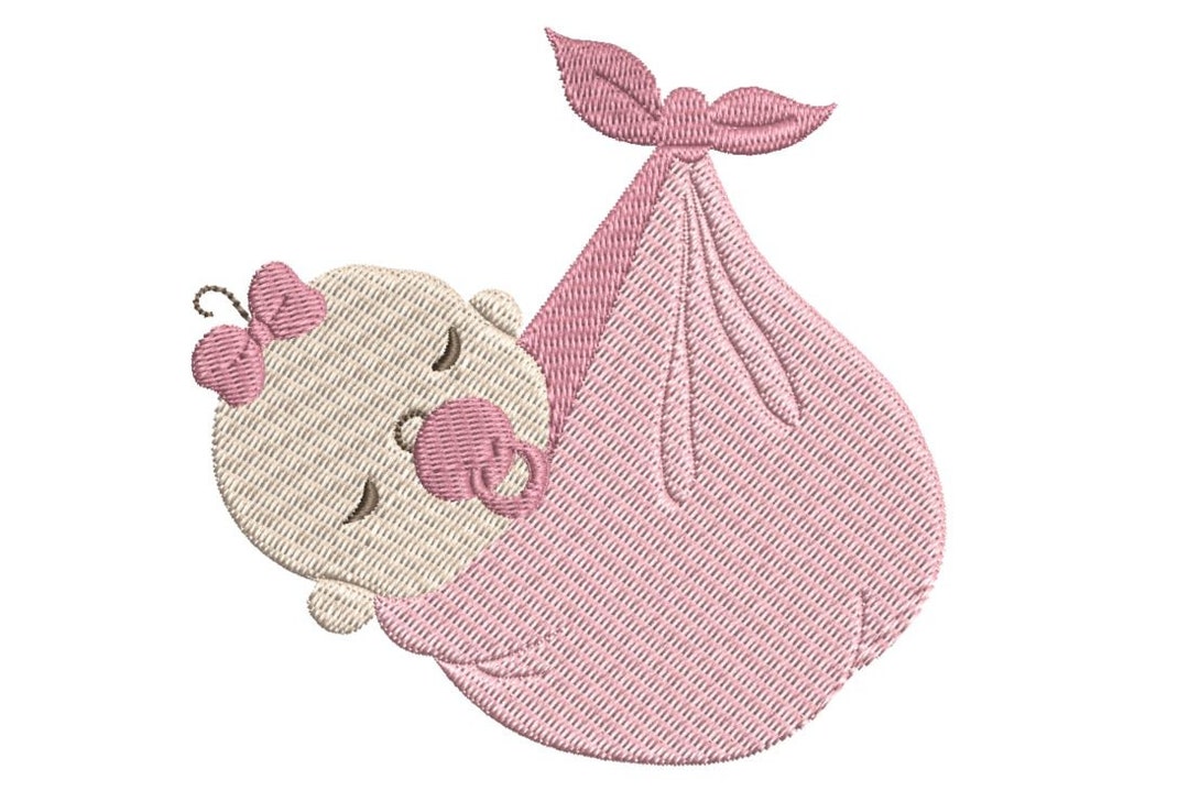 Baby Girl Embroidery Machine Files, Instant Download Embroidery Design ...