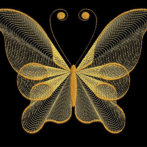 Embroidery Machine Files Butterfly Aesthetic Simple - Etsy