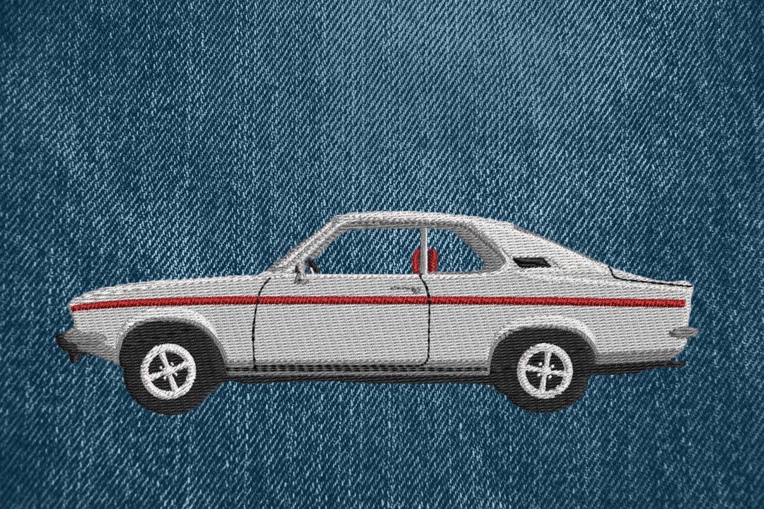 Embroidery Designs Car Opel Manta, Embroidery Design 2 Sizes Stickdatei ...