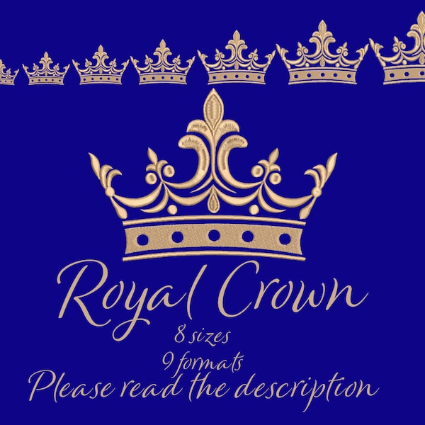 Crown Royal Embroidery Design - Etsy