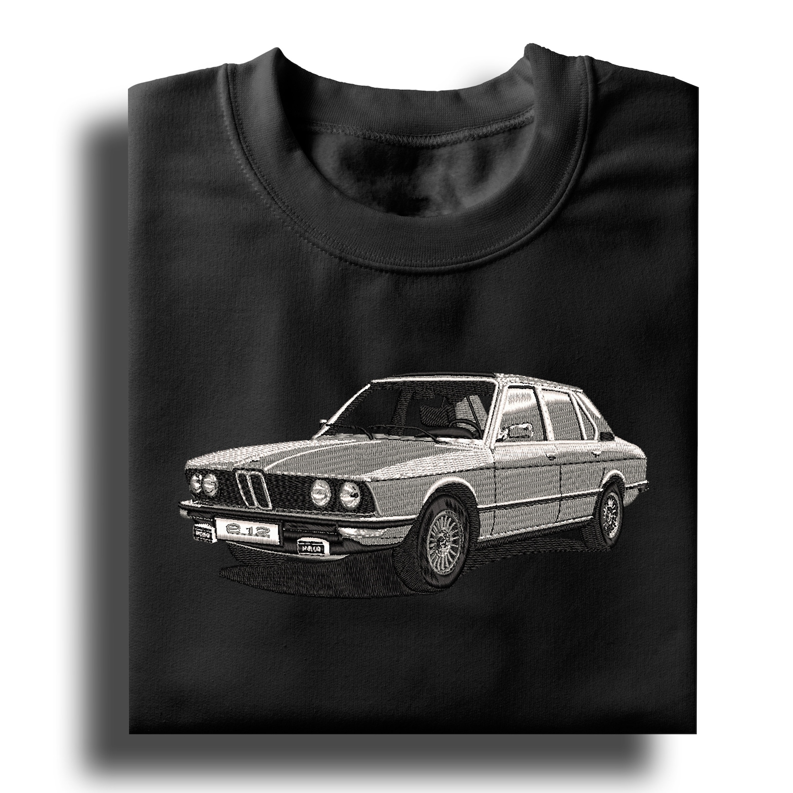 E12 Embroidery Design Popular German Sedan Car From Early 80s - Etsy