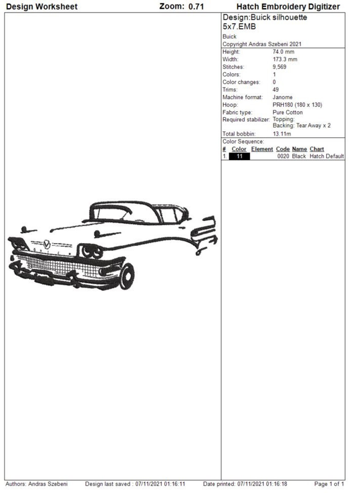 Embroidery Design Buick Car One Color Minimal Embroidery - Etsy