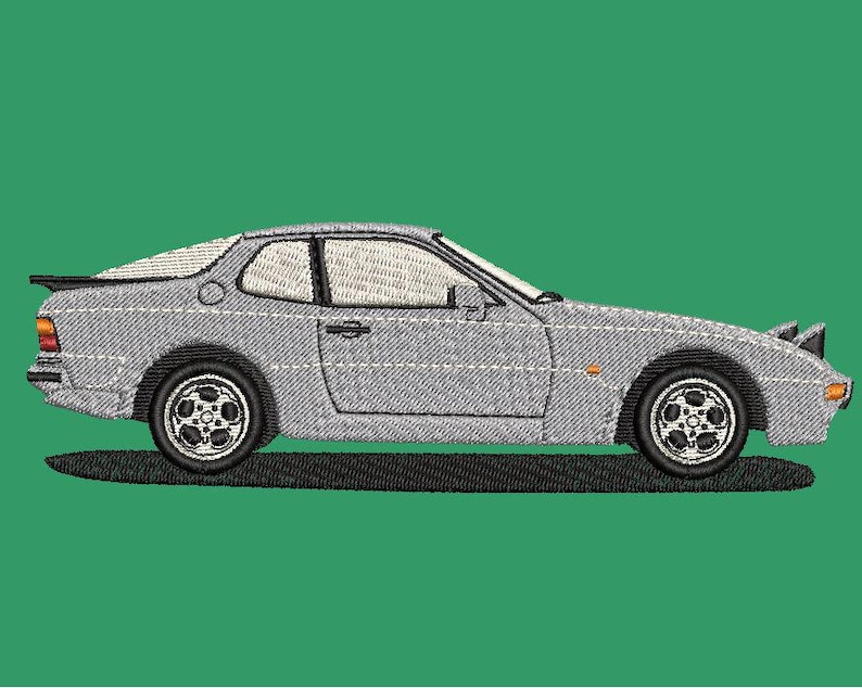 Embroidery Design, Porsche 944 - Etsy