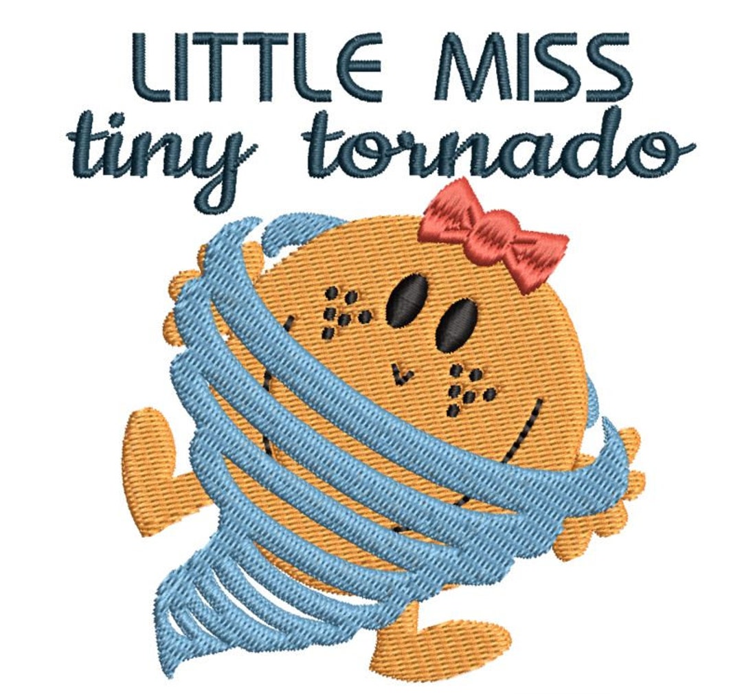 Embroidery Machine Files, Little Miss Tiny Tornado Embroidery Design ...