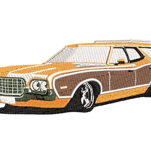Embroidery Designs Buick Estate American Oldtimer Automobile Realistic ...