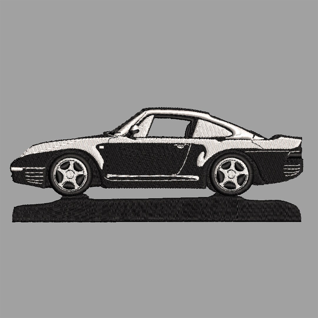 Embroidery Design Porsche 959. Instant Download. - Etsy