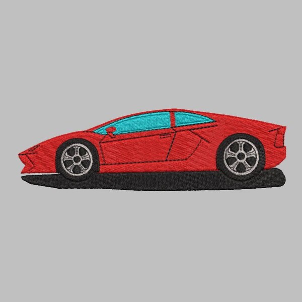 Lamborghini Embroidery Pattern - Etsy UK