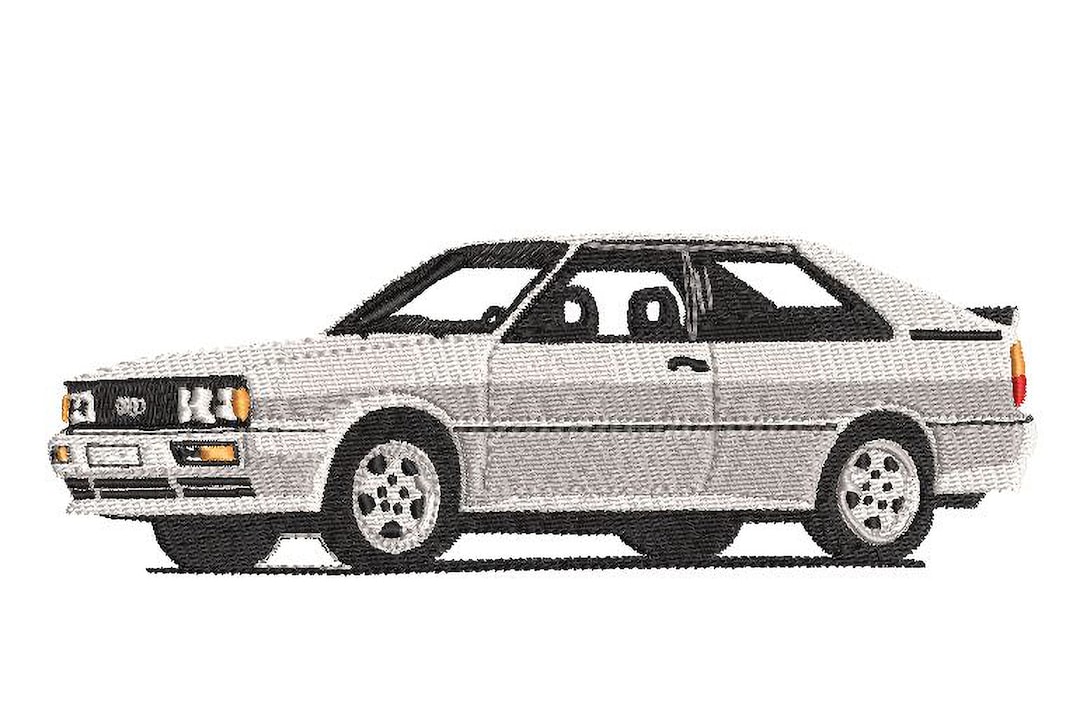 Audi Quattro Embroidery Machine File, Car Embroidery Designs 2 Sizes - Etsy