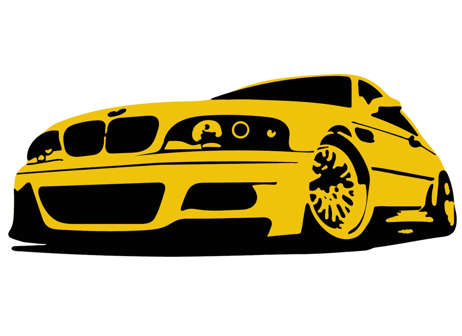 BMW E46 M3 Cutting SVG Files Clipart Instant Download - Etsy