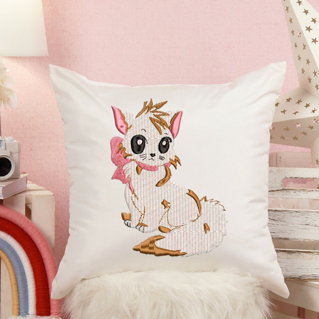 Embroidery Designs Cat Kitten Cartoon Embroidery Machine Files ...