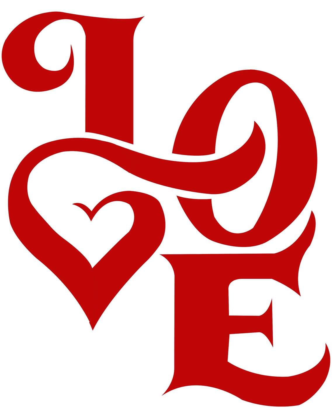Love Heart SVG Clipart: Cutting & Printing Files (digital Download) - Etsy