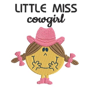 Embroidery Machine Files Little Miss Meme - Etsy