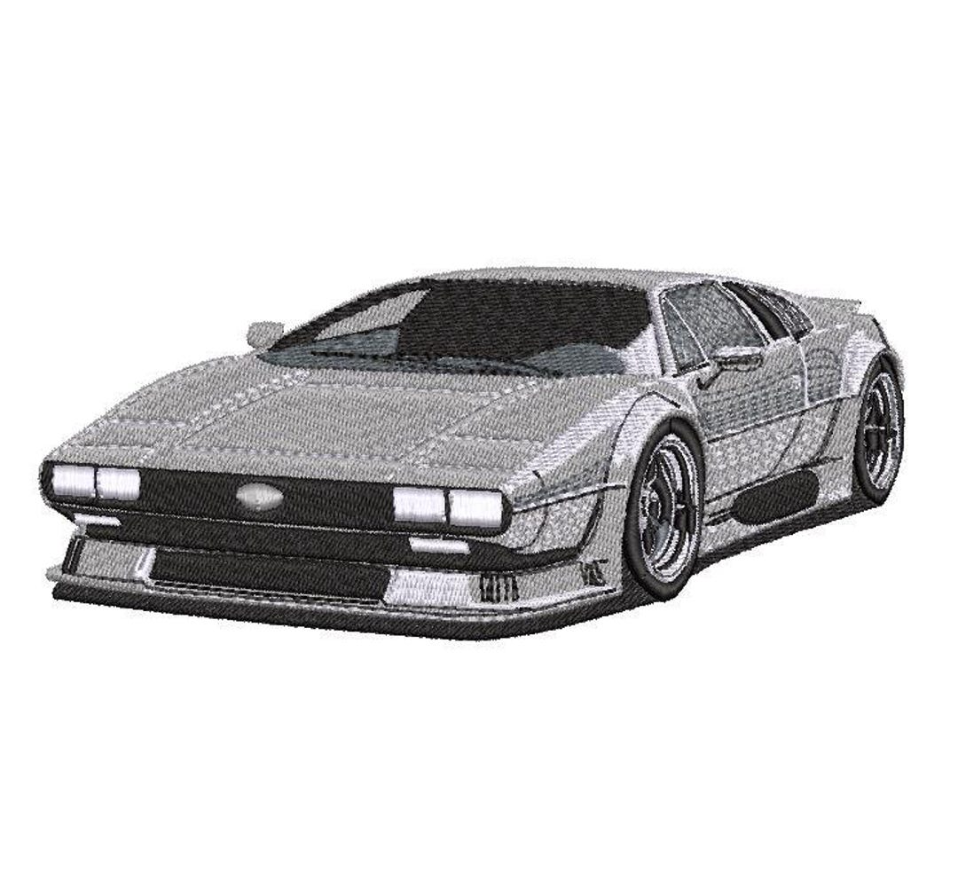 Custom Inspired DMC Concept Supercar Design, Embroidery File - Etsy
