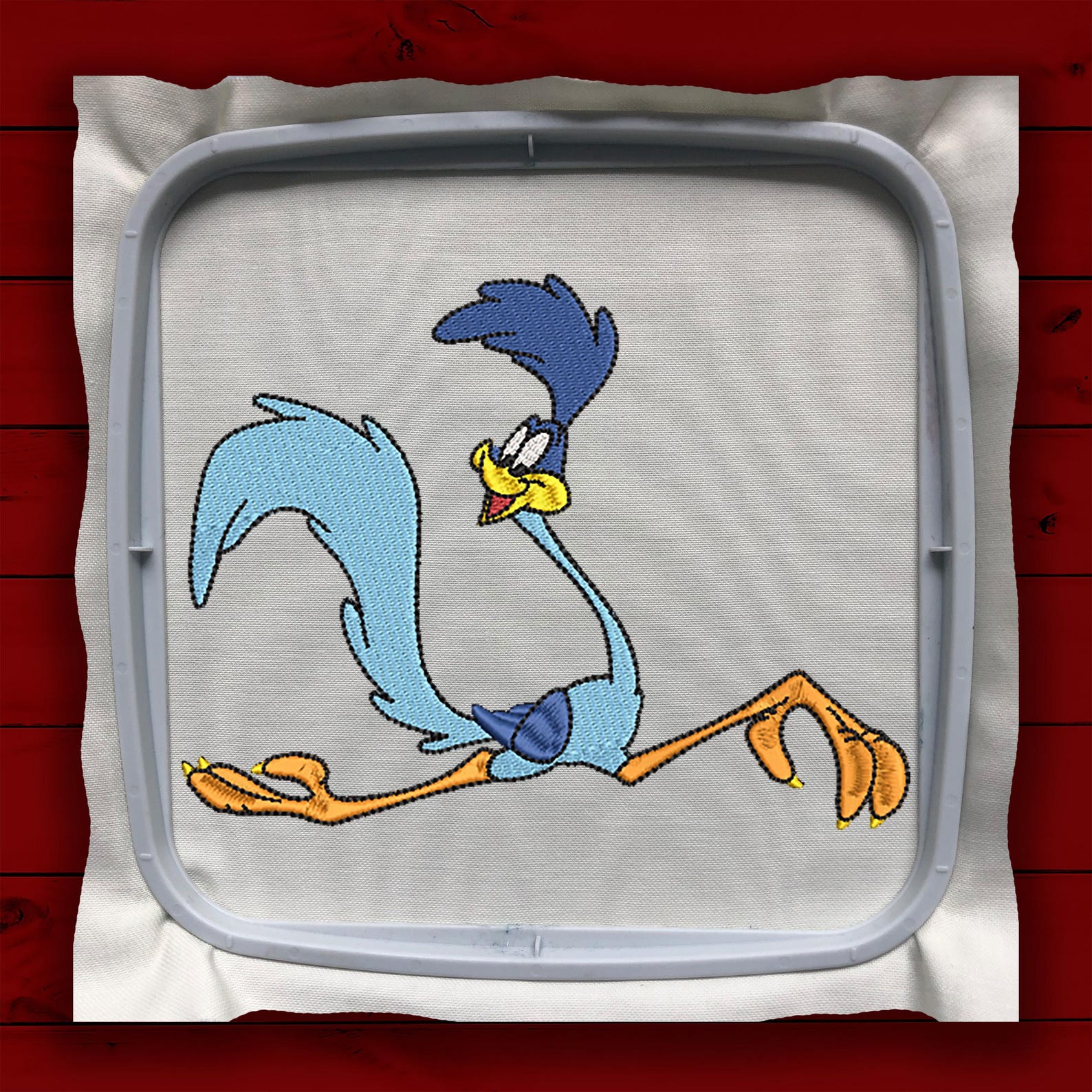 Roadrunner Cartoon Embroidery Design for Kids (digital File) 4x4 and ...