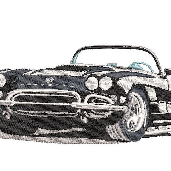 Corvette Embroidery Designs - Etsy